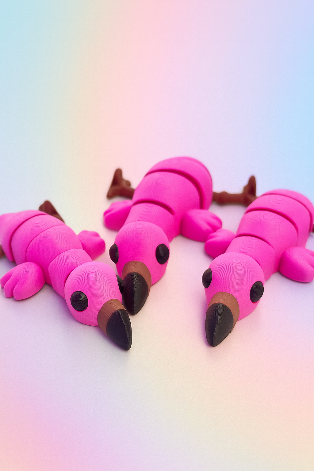 WIGGLERZ Flo the Flamingo 🦩 Fidget Toy – Articulated Sensory Desk Toy ...
